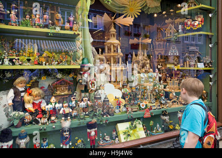 Christmas shop ´Kaethe Wohlfahrt´, Rothenburg ob der Tauber, Central ...