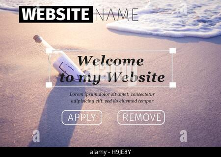 Composite image of build website interface Stock Photo - Alamy