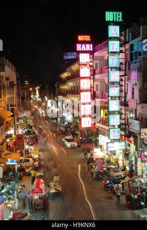 Street scene at Main Bazar Pahar Ganj, New Delhi, India Stock Photo - Alamy