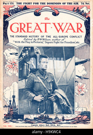 Captain Albert Ball VC of the Royal Flying Corps in World War One ...