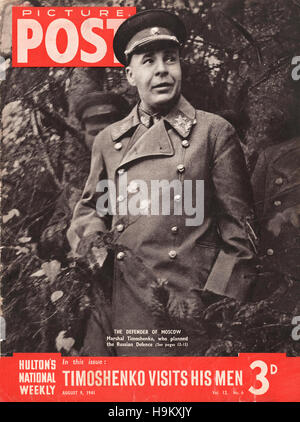 Marshal of the Soviet Union Semyon Timoshenko right General of the ...