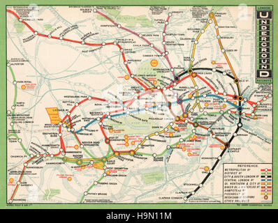 London tube map Stock Photo - Alamy