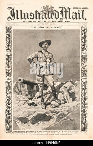 1900 Daily Mail front page reporting Relief of Ladysmith during Boer ...