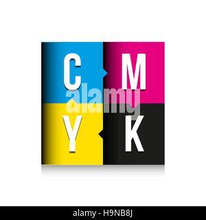 CMYK print concept lettering Stock Vector Image & Art - Alamy