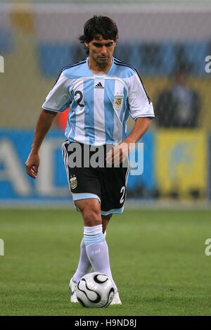 ROBERTO AYALA ARGENTINA & VALENCIA WORLD CUP LEIPZIG GERMANY 24 June ...
