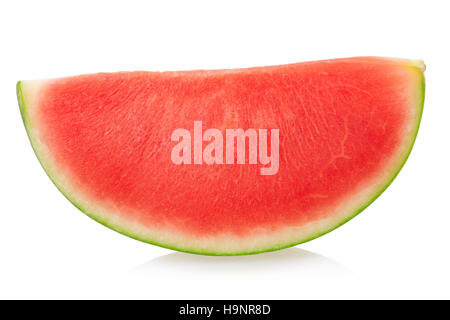 Watermelon slice without seeds isolated on white background. Clipping ...