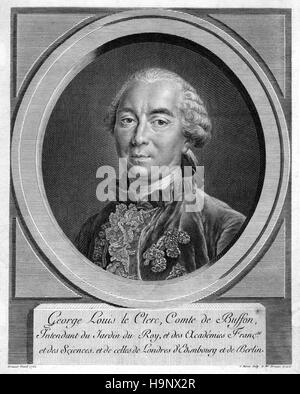Georges-Louis Leclerc, Comte du Buffon, 18th century French naturalist ...
