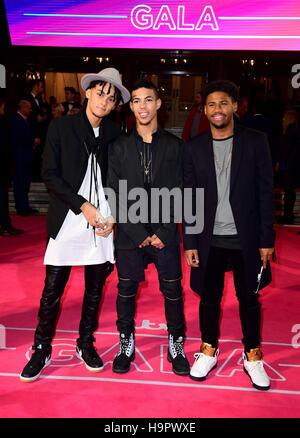 X Factor contestants 5 After Midnight attending the ITV Gala at the ...