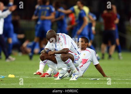 ALOU DIARRA & FLORENT MALOUDA ITALY V FRANCE OLYMPIC STADIUM BERLIN ...