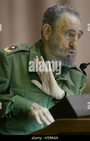 Fidel Castro pictured on June 4, 2005. Credit: Jorge Rey/MediaPunch ...