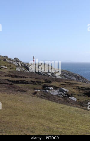 Eilean Glas Lighthouse with the Shiant Islands in the distance. Island ...