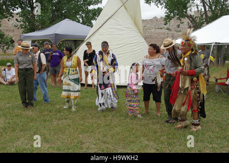 The Intertribal Circle Dance is an annual cultural event at Badlands ...