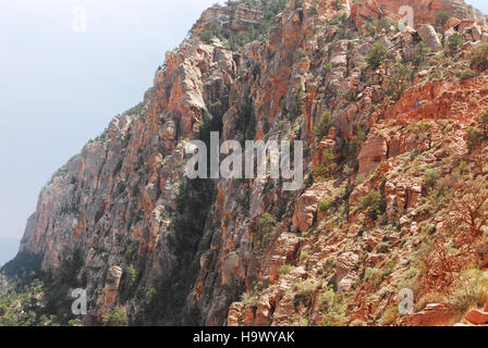 This image depicts the Grand Canyon National Park, with an emphasis on ...