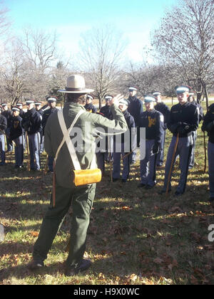 The cadets from Valley Forge Military Academy participate in training ...
