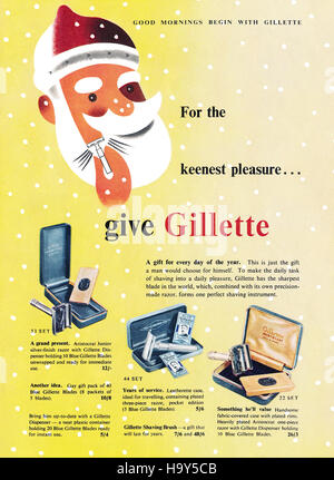 Gillette Razor Advert Stock Photo - Alamy