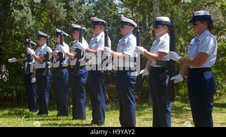 US Coast Guard Honor Guard marching during parade - Washington, DC ...