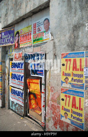 Election time in Philippines 2016, campaign poster of Rodrigo Duterte ...