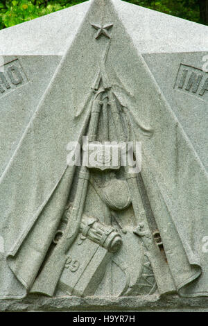 28th Ohio Infantry monument, Gettysburg National Military Park ...