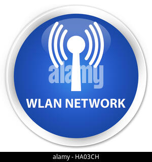 Wlan network icon isolated on 3d brown round button abstract ...