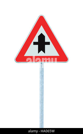 Crossroads road traffic sign Stock Photo: 52806447 - Alamy