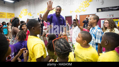 An event at Hamilton Elementary and Middle School in Baltimore ...