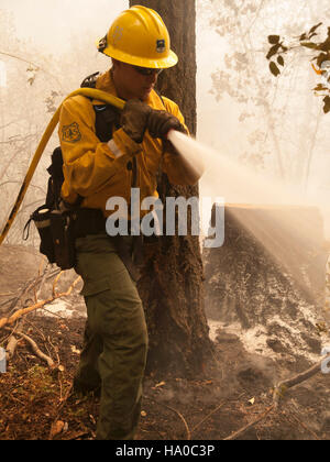 Firefighters at the Happy Camp Complex Wildfire in California used ...