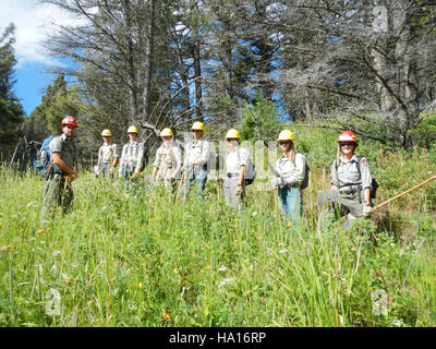 The Youth Conservation Corps (YCC) session at Yellowstone National Park ...