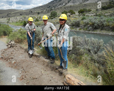 The Youth Conservation Corps (YCC) second session in Yellowstone ...