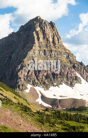 A scenic view of Clements Mountain in Glacier National Park. This ...