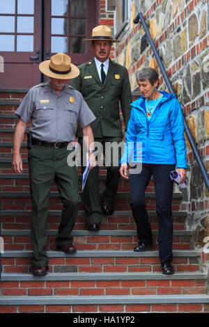 Director Jon Jarvis of the National Park Service during a scientific ...