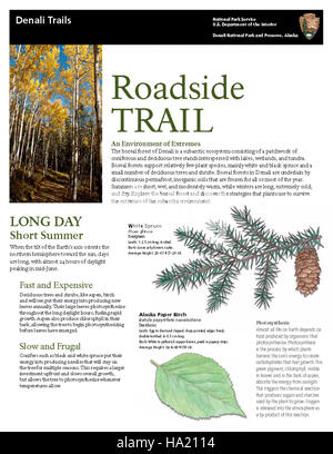 The Roadside Trail Guide in Denali National Park offers visitors ...