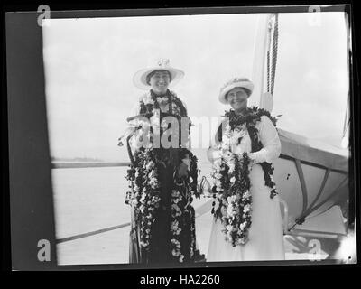 The merchant vessel Manoa, built in 1913, was photographed with ...