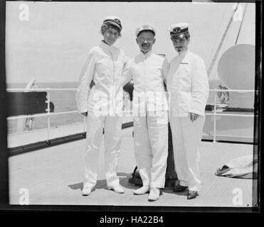 The merchant vessel Manoa, built in 1913, was photographed with ...