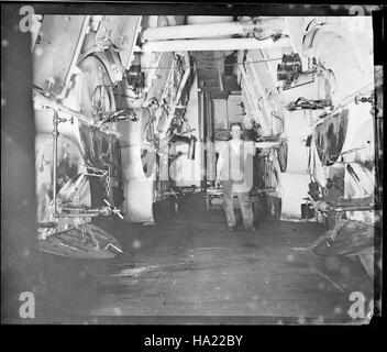 The merchant vessel Manoa, built in 1913, was photographed with ...