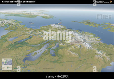 Katmai National Park and Preserve . This is the map found in the park's ...
