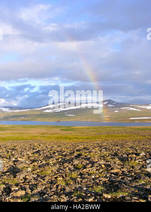 The Bering Land Bridge, a significant geological feature, connects Asia ...