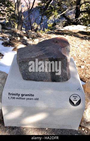 Grand Canyon Trail of Time Trinity granite . The Trail of Time is an ...