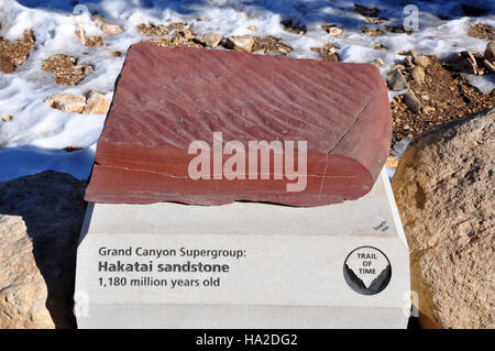 The Grand Canyon's Trail of Time exhibit showcases the geological ...