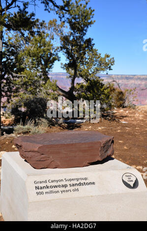 The Grand Canyon Trail of Time showcases the geological history of the ...