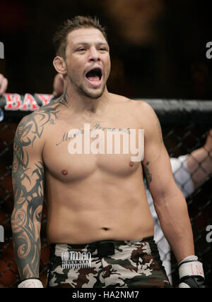 Renato 'Babalu' Sobral at UFC 74 during a mixed martial arts match at ...