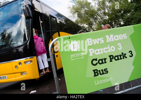 A bilingual welsh english language bus stop / safle bws sign Wales UK ...