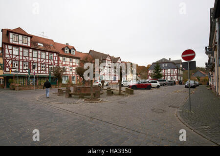 Medieval walled city of Büdingen Germany Stock Photo - Alamy