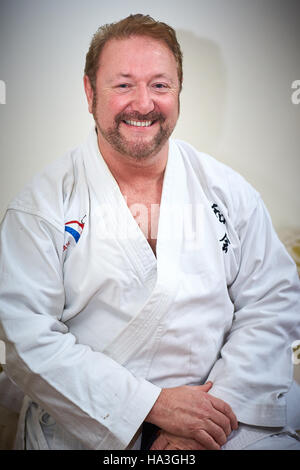 Ray Sweeney, who runs disability karate classes pictured at his home ...