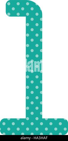 colorful number one design over dotted Stock Vector Image & Art - Alamy