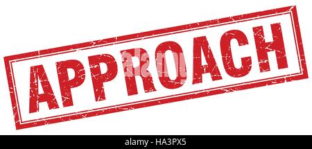 approach square stamp Stock Vector Image & Art - Alamy