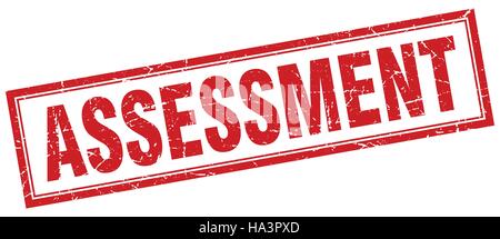 assessment square stamp Stock Vector Image & Art - Alamy