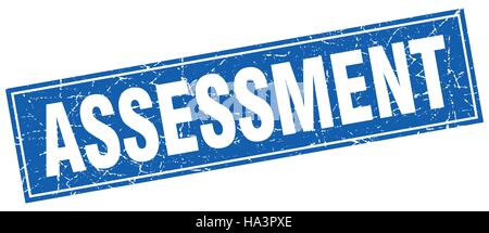 assessment square stamp Stock Vector Image & Art - Alamy