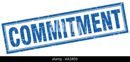 commitment square stamp Stock Vector Image & Art - Alamy