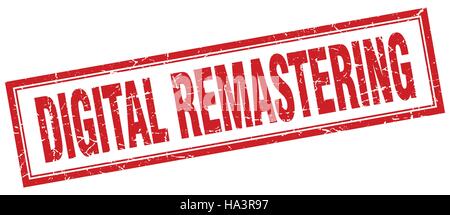 digital remastering square stamp Stock Vector Image & Art - Alamy