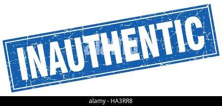 inauthentic square stamp Stock Vector Image & Art - Alamy
